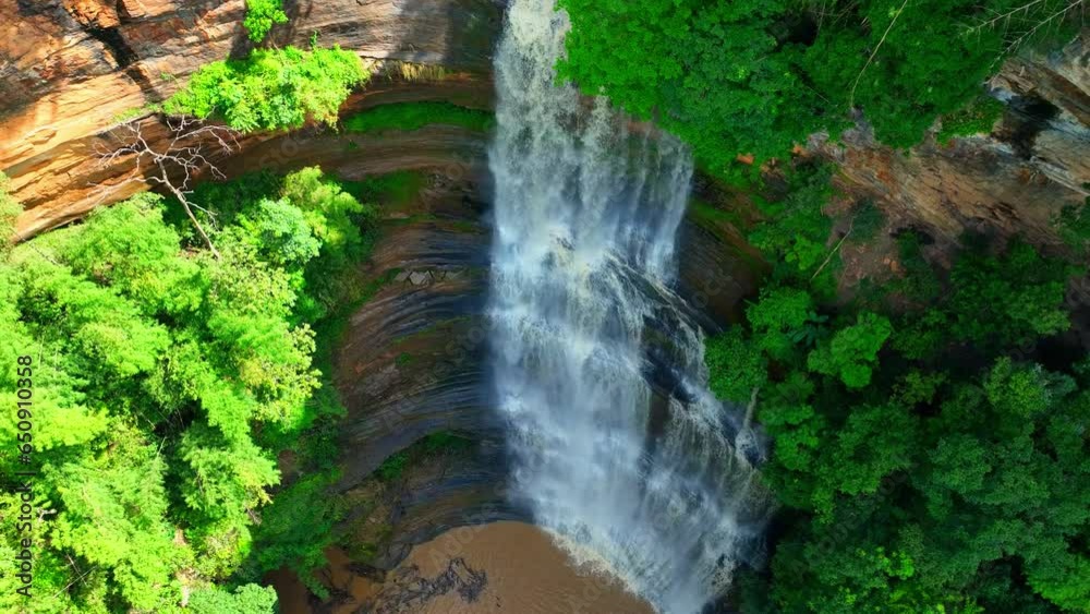 Tad Yai Waterfall in Phu Pha Man National Park offers a serene and ...
