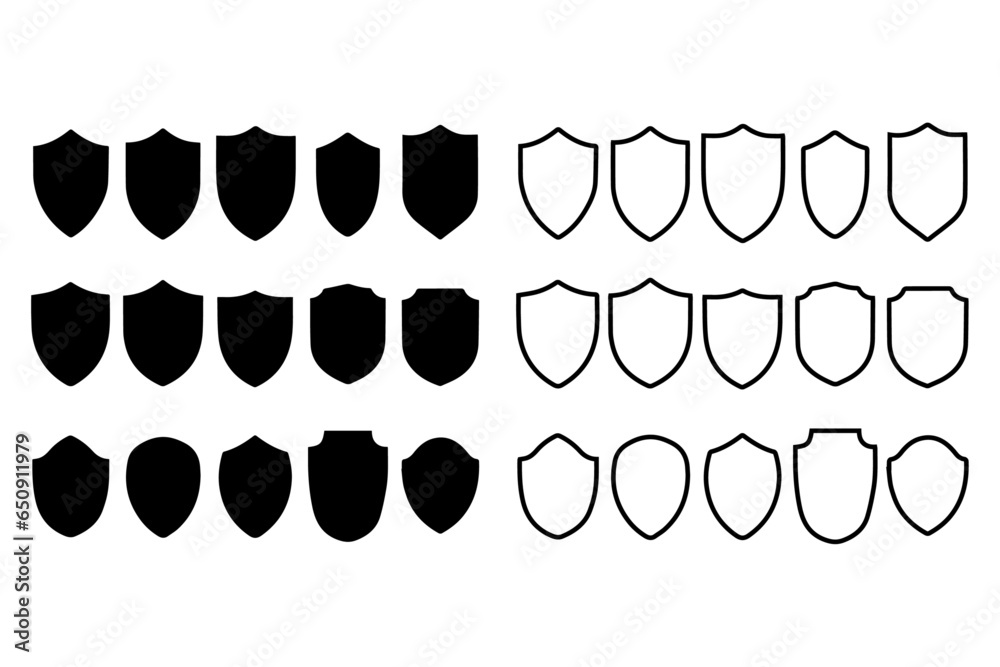 Football Badge in Black Security: Police Badge Shape and Vector ...
