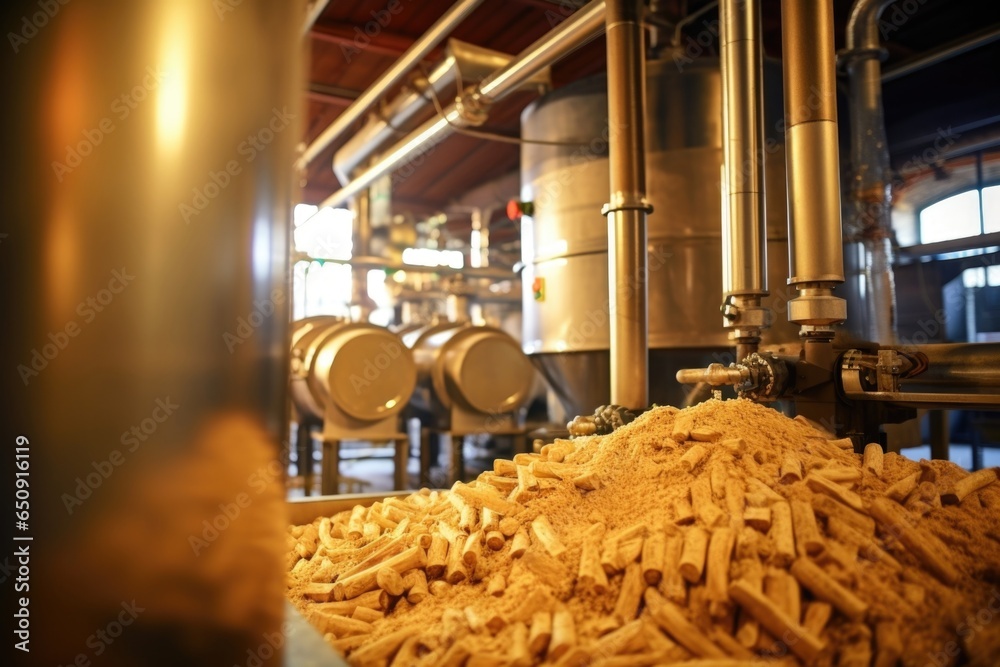 Inside one of the processing units, we witness the initial stages of ...