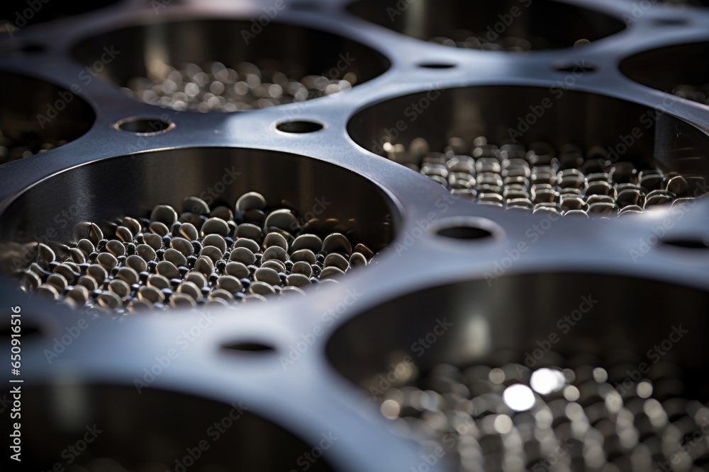 This Detailed Closeup Shot Highlights A Series Of Tingedge Catalyst