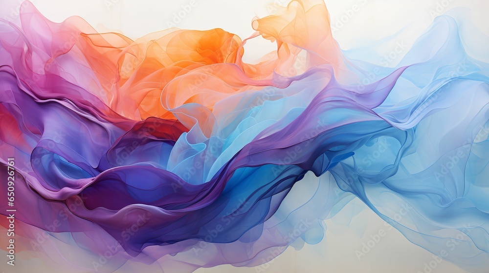 Vibrant hues burst forth, creating a mesmerizing symphony of dynamic ...