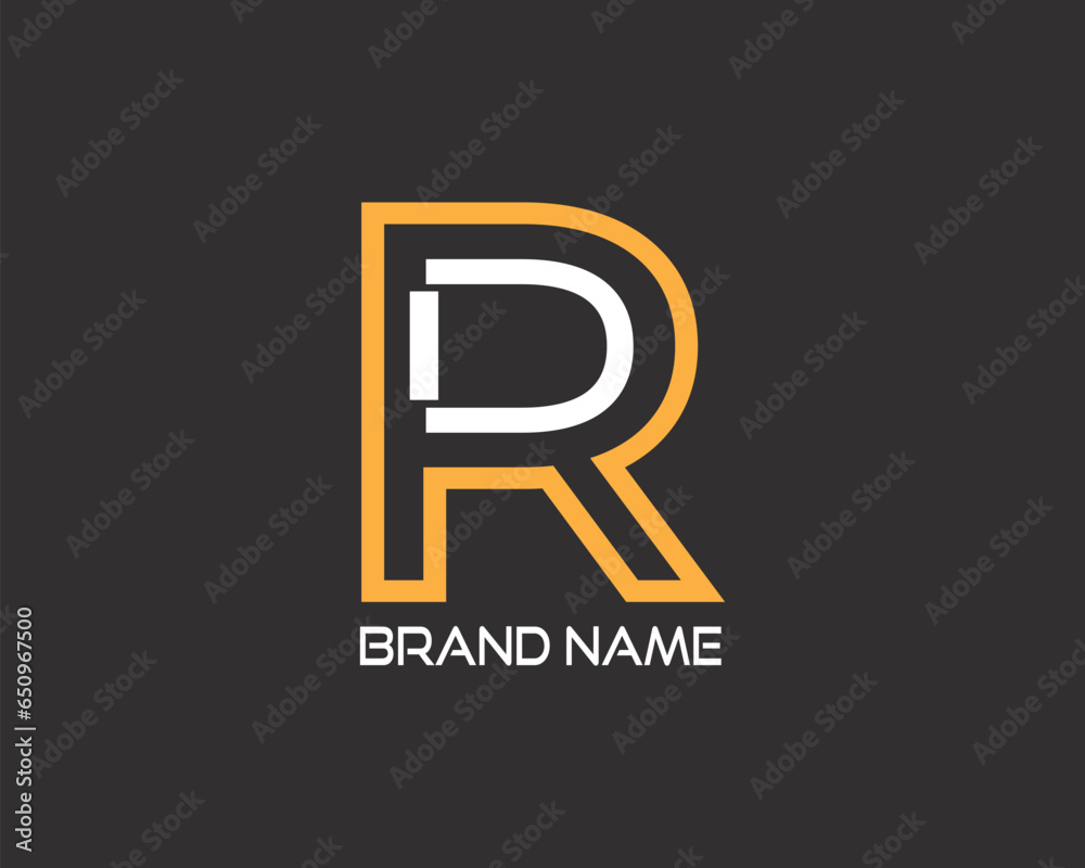 R logo. EPS file. EditableColor. CMYK Color mode. Free Font used. Easy ...