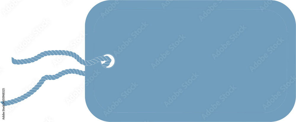 Digital png illustration of blue gift tag on transparent background ...