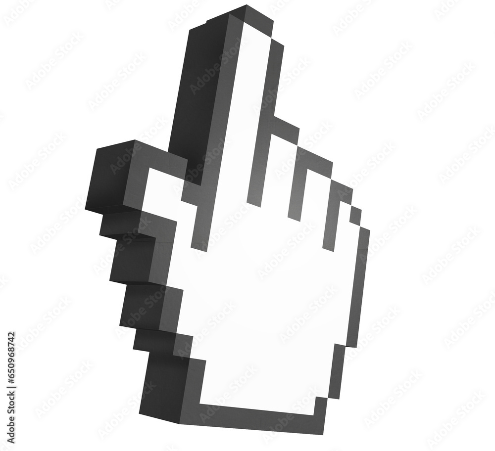 Digital png illustration of pixelated hand on transparent background ...