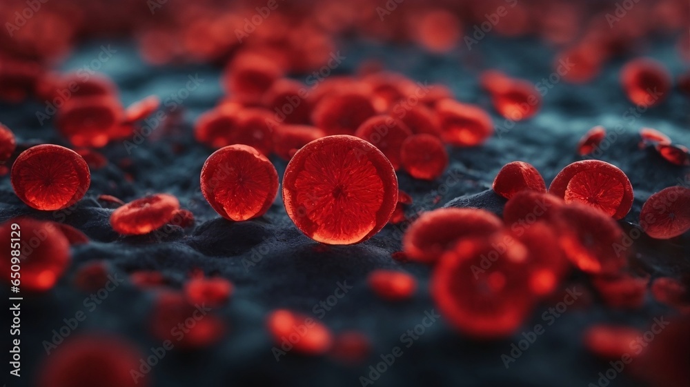 Illustrate various blood disorders affecting red blood cells, such as ...
