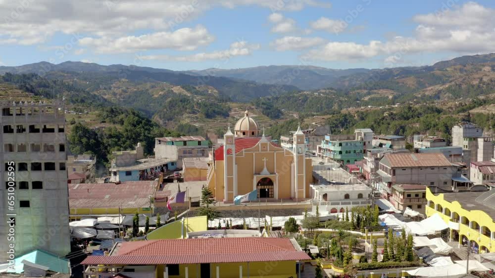 Iglesia Católica, Comitancillo San Marcos, Guatemala, video 4K ...