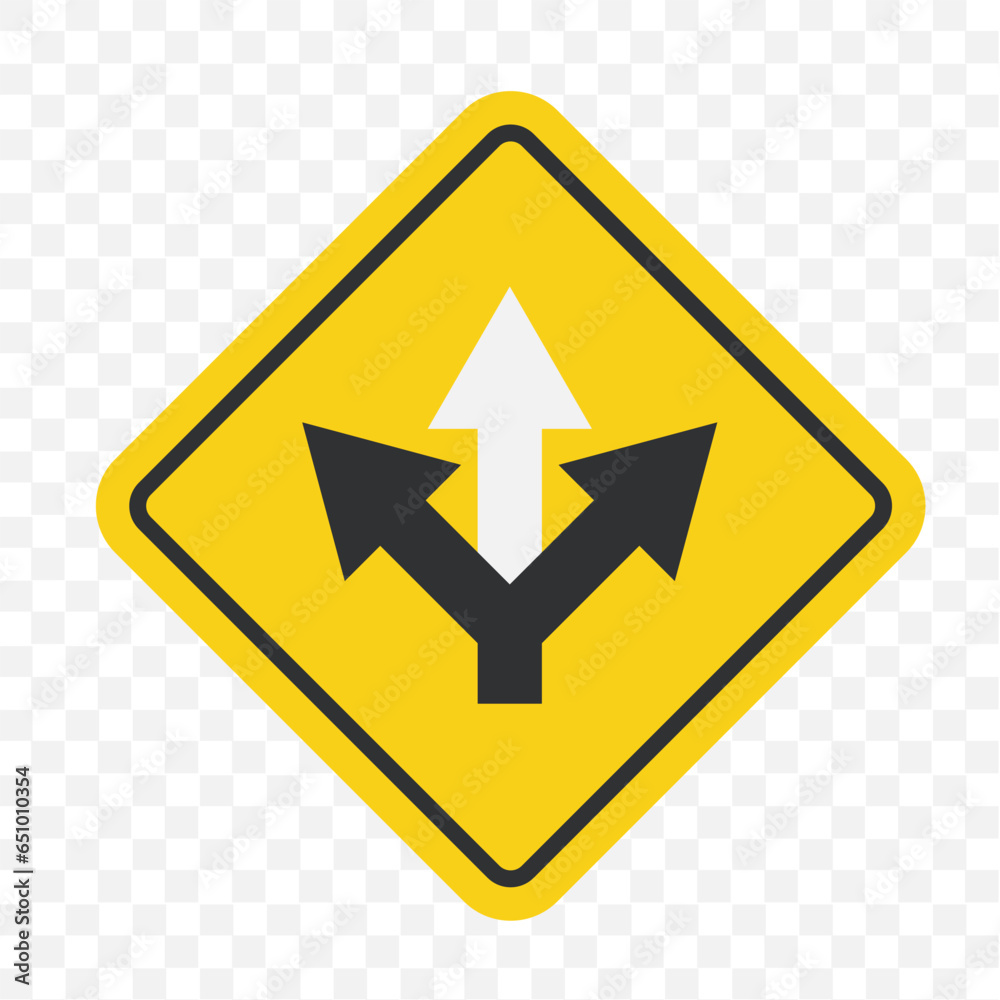 Junction curve Warning sign, Traffic Sign, Traffic Sign, Roadworks ...