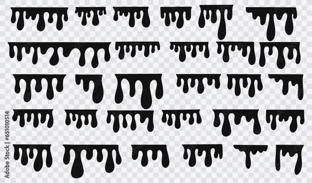 Current paint, stains set. Paint dripping. Dripping liquid. Paint flows ...