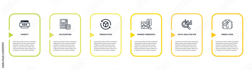 variety, accounting, production, market research, data analysis pie ...