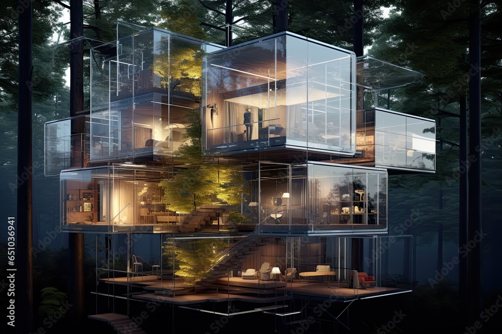 Futuristic Building, Tree House Constructions, Substanable Living and ...