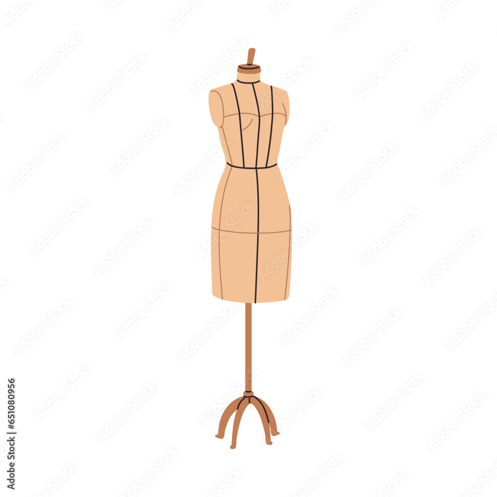 Mannequin, women figure. Fabric female body shape for sewing ...