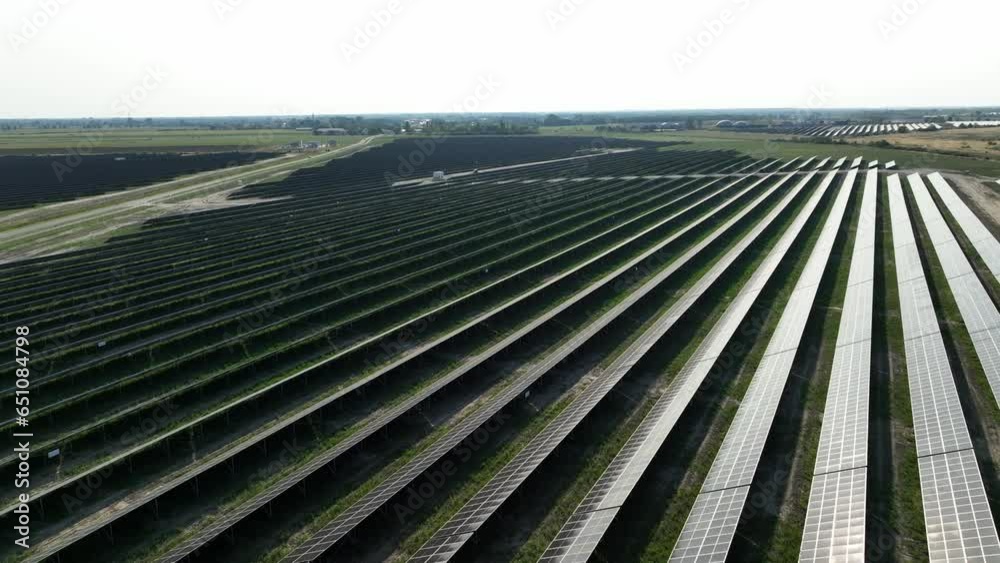 solar panel photovoltaic base plant station of green renewable energy ...