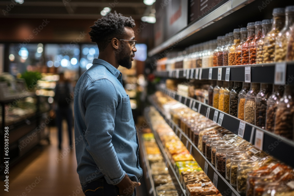 Grocery apparel store