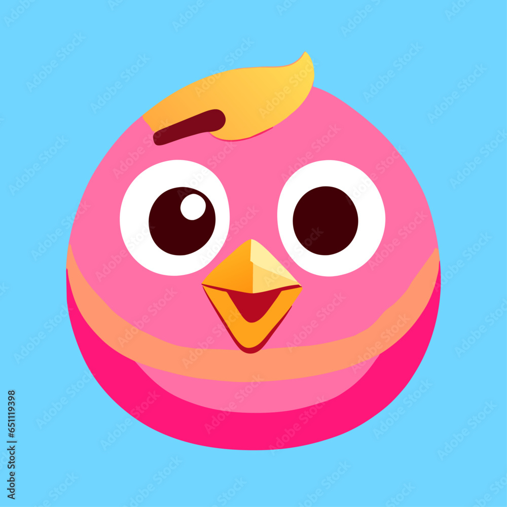Cartoon Bird Character - Generative Ai , Üretken yapay zeka, flappy ...