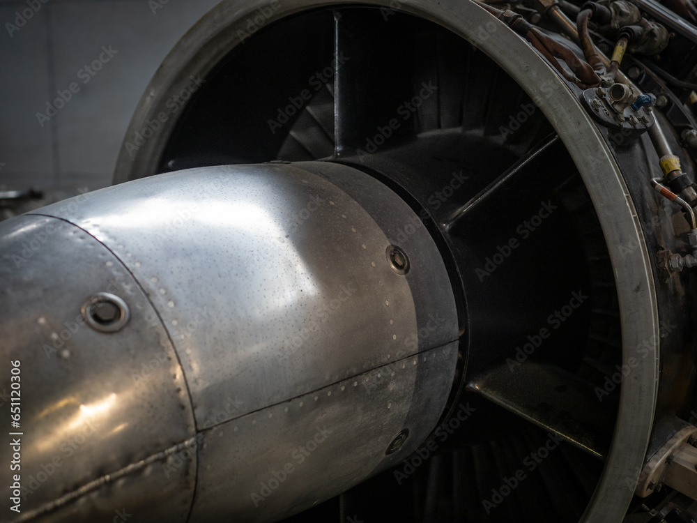 Mechanism of the jet engine Stock Photo | Adobe Stock