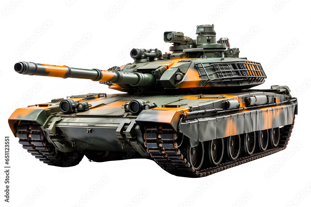 battle tank side view isolated on transparent background ,military tank ...