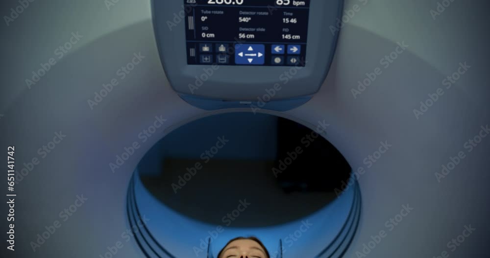 Camera Panning From Control Screen to Patient: Footage In Medical ...