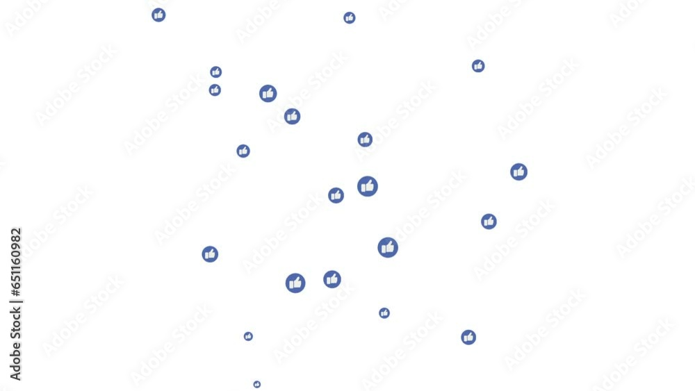 Moving Emoji Symbols, Emoticons, Like Icons Loop Background Animation ...