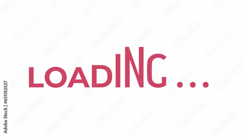 Stretching Letters 2d Loading Text Animation Scaling Text Vertically