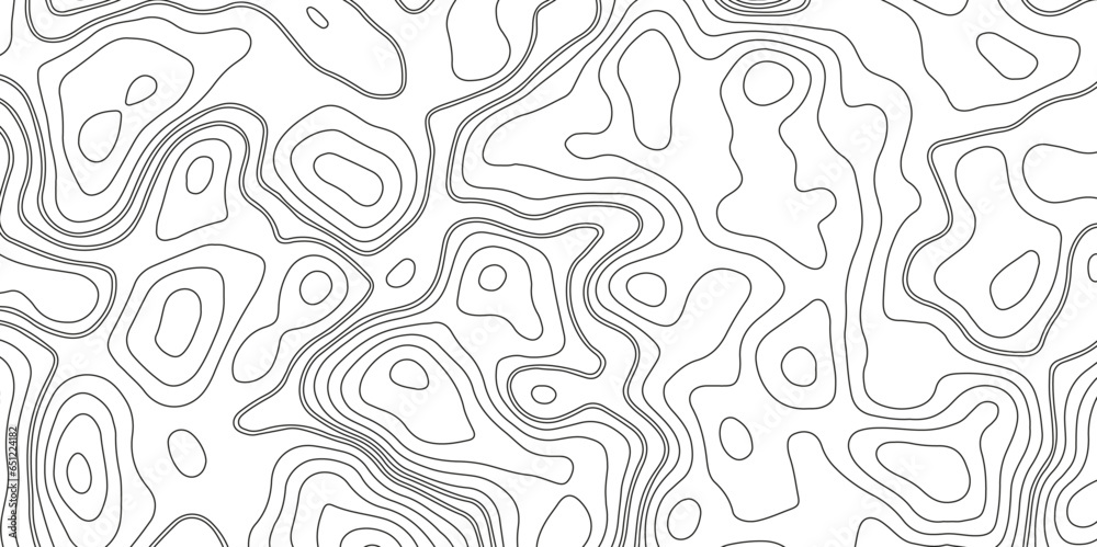 Topographic Background. Gray and White Abstract Background with Wavy ...