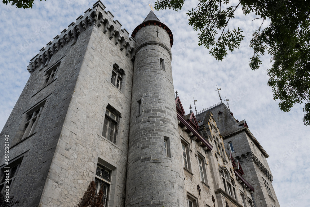 historic building Château de Petite Somme Radhadesh in Durbuy Belgium ...