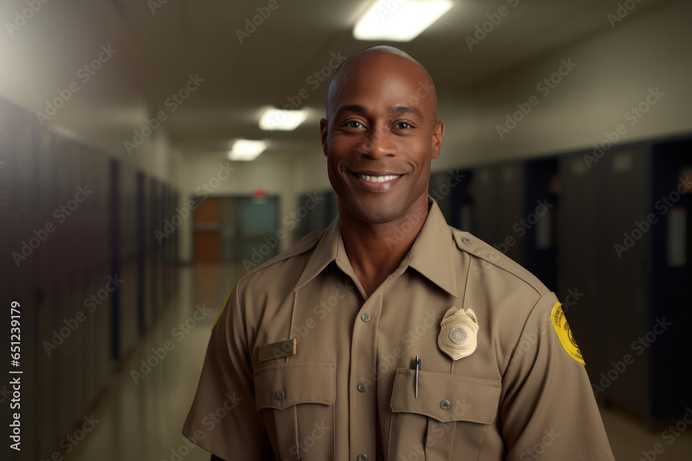 Behind the scenes, vigilance unwavering: A cheerful African American ...