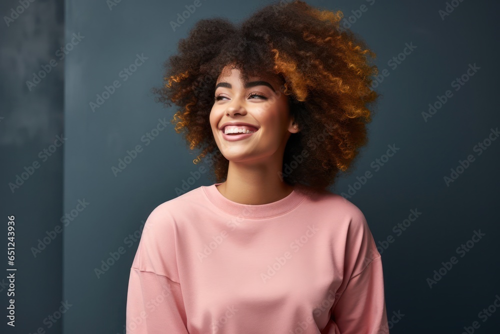 Black Female Vlogger Professional Employment Work Environment Backdrop ...