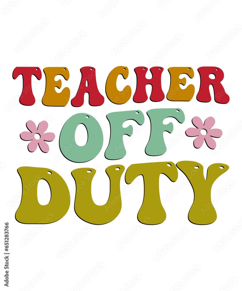 Retro Teacher Svg Bundle, School Svg, Teach Svg, Back To School Svg ...