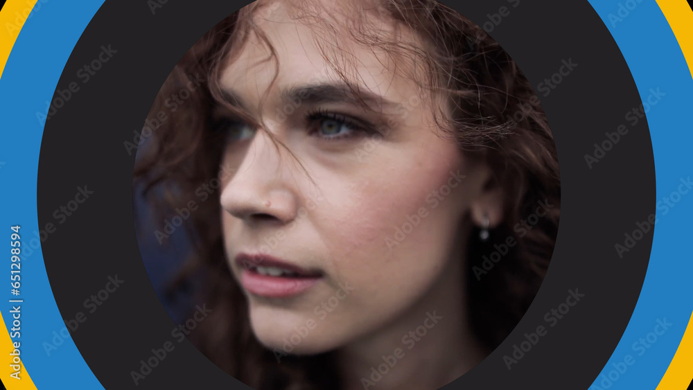 Tri-Color Linear Transitions Stock Template | Adobe Stock