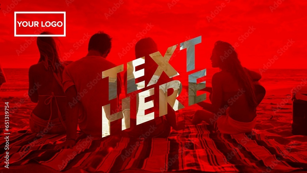 Slanted Text Urban Title Transition Slideshow Template Stock Template ...