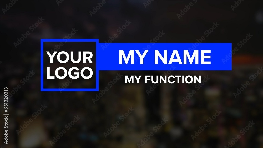 Modern Animated Logo Reveal and Text Intro Title Stock Template | Adobe ...