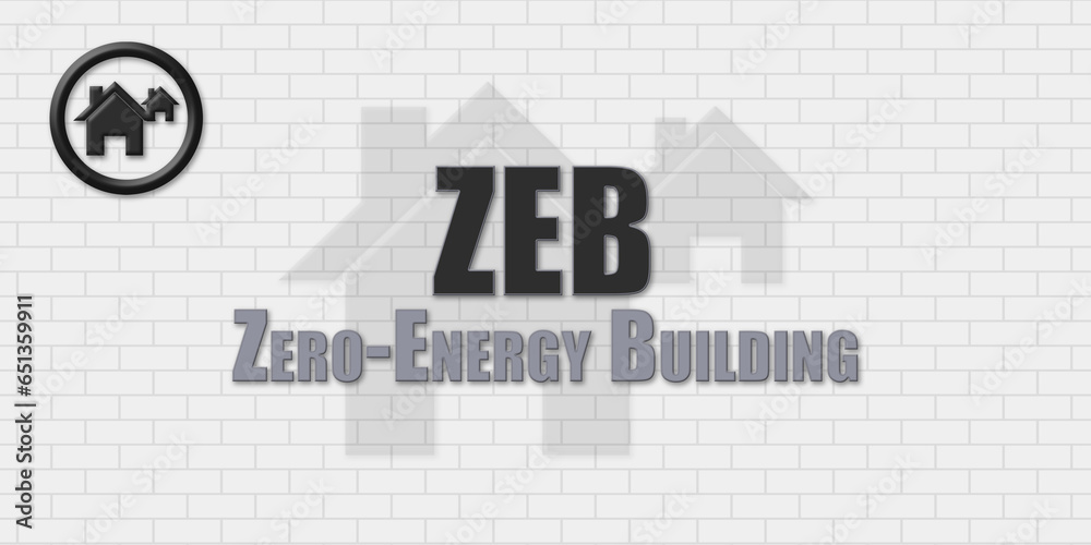 ZEB Zero-Energy Building. An Acronym Abbrevation of a term from the ...