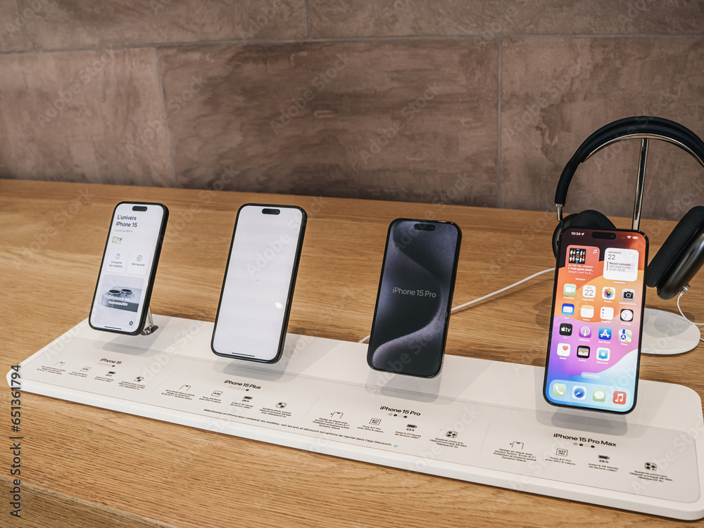 Paris, France - Sep 22, 2023: For customers, a comprehensive ...