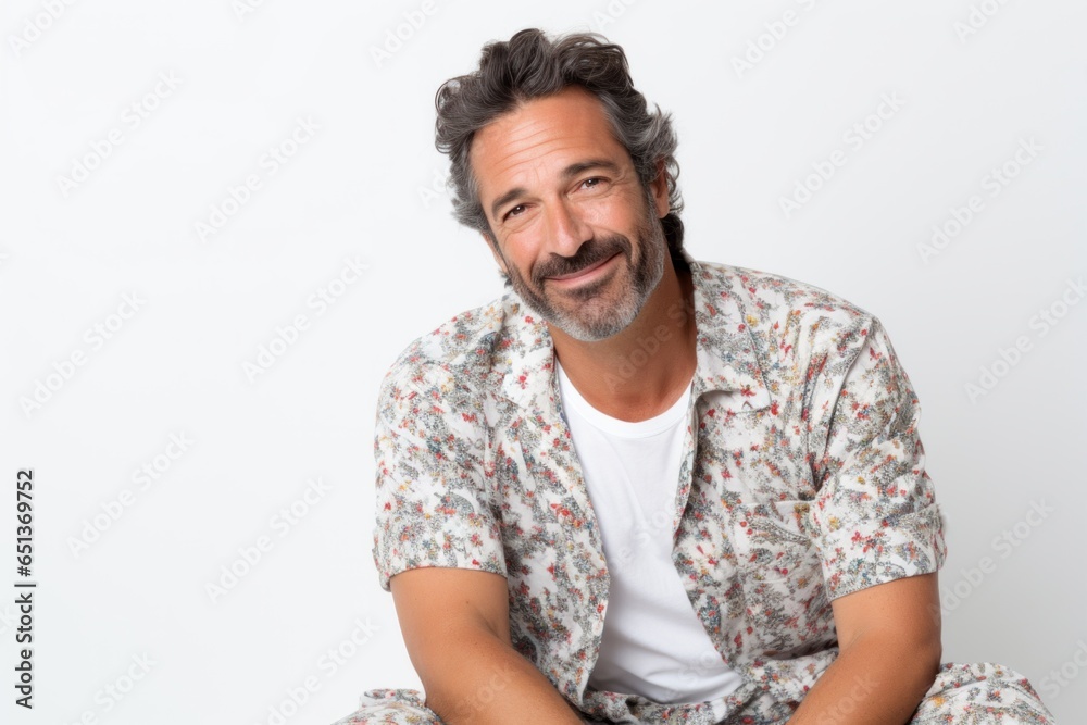 Medium shot portrait photography of an Italian man in his 40s wearing a ...