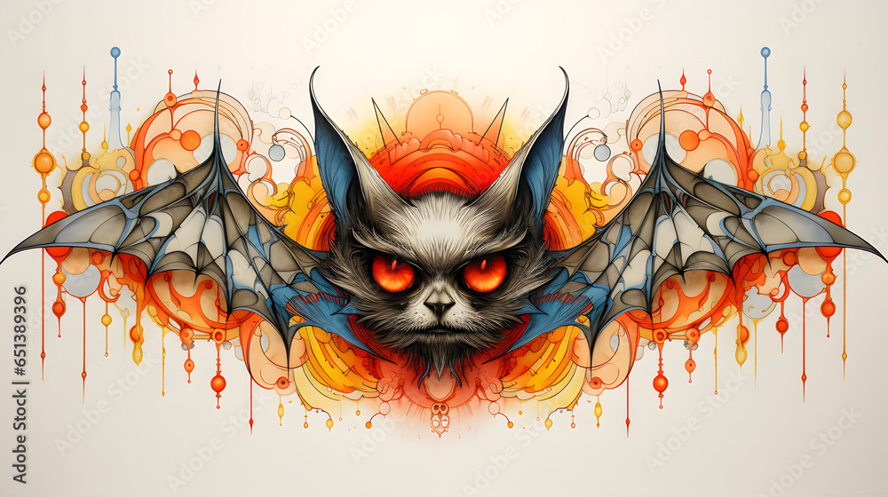 Ghastly Glamour: Malefic Evil Horror Wallpaper to Haunt Your Space, AI ...