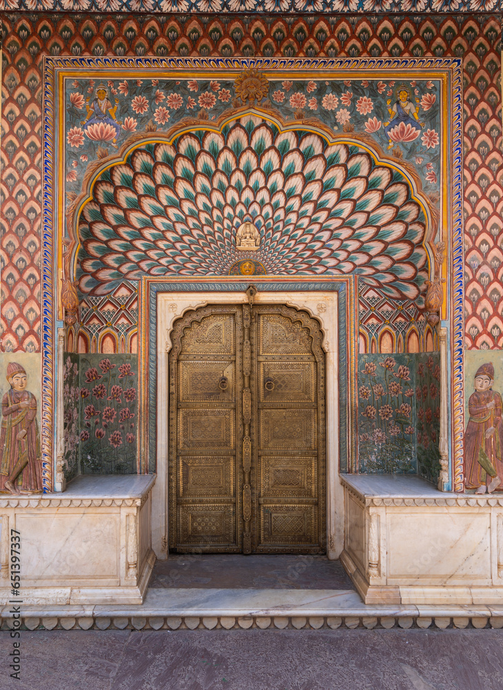 The Southwest Lotus Gate, dedicated to Shiva and Parvati, represents ...