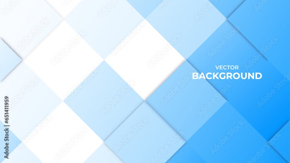 Blue square diagonal stripes abstract background. Modern and simple ...