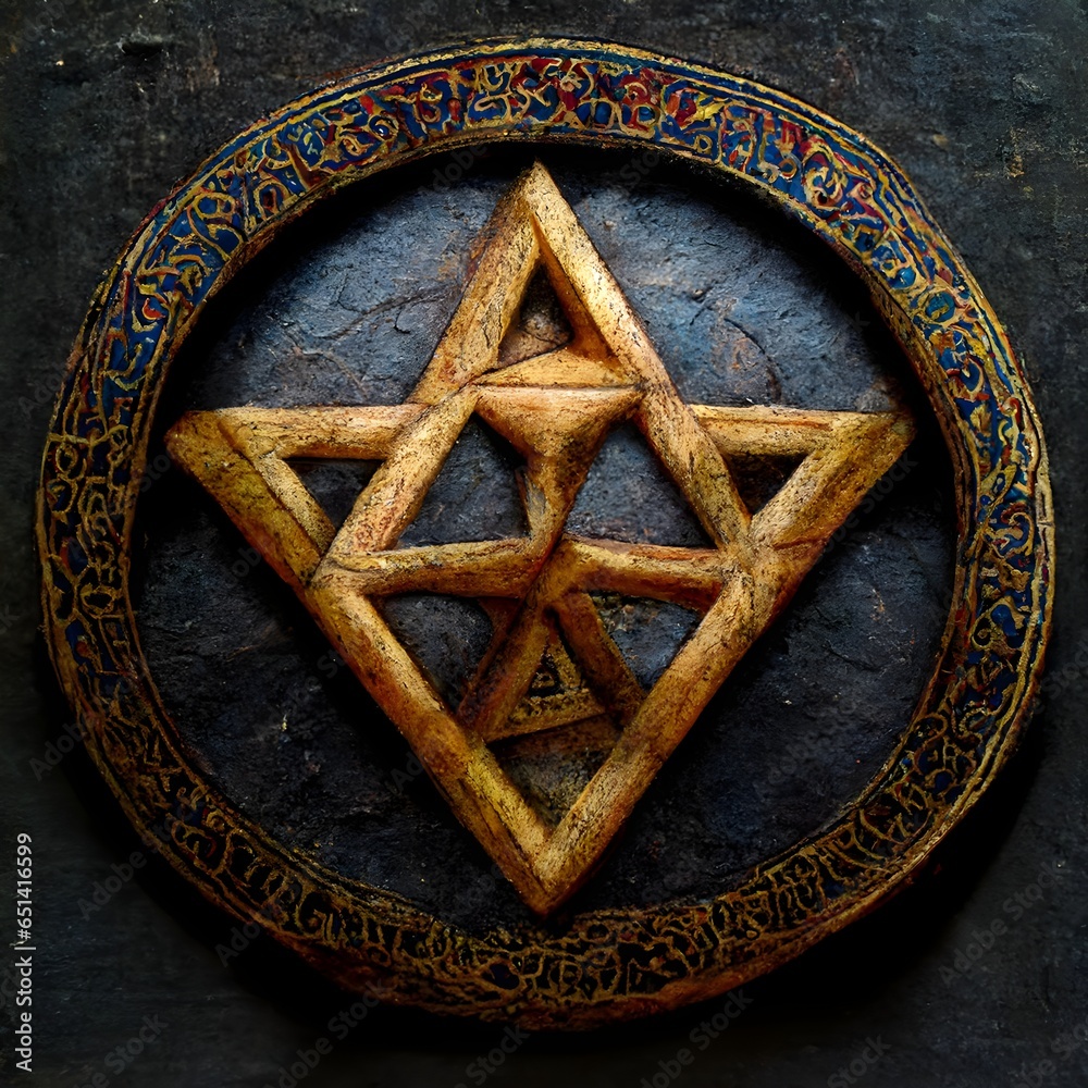 Hebrew letter Tsade pentacle of invisibility pentacle of Mercury Sigil ...