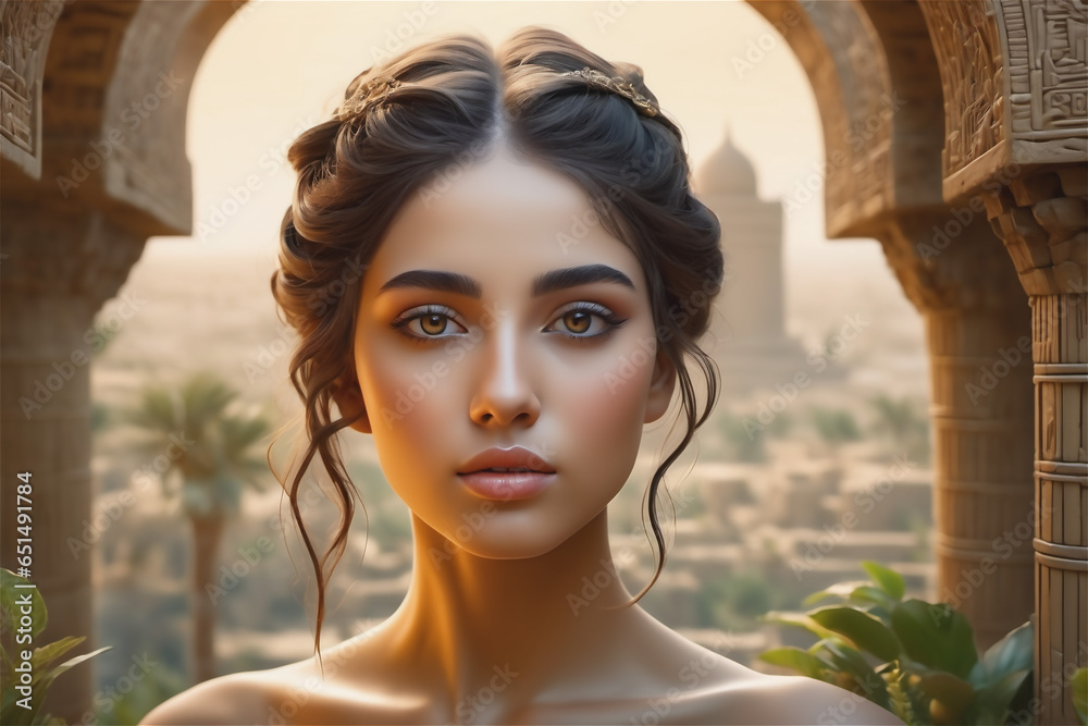 princess of babylon The beautiful Babylonian queen in the hanging ...