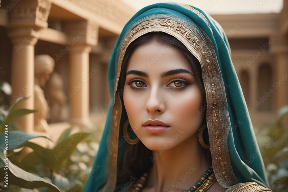 princess of babylon The beautiful Babylonian queen in the hanging ...