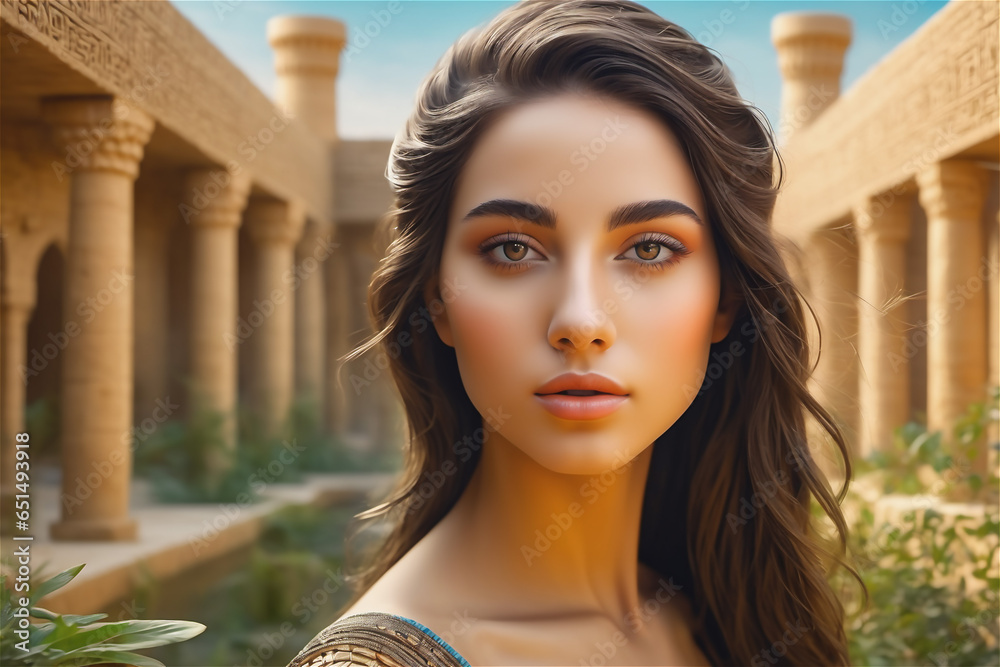 princess of babylon The beautiful Babylonian queen in the hanging ...