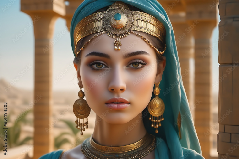 princess of babylon The beautiful Babylonian queen in the hanging ...