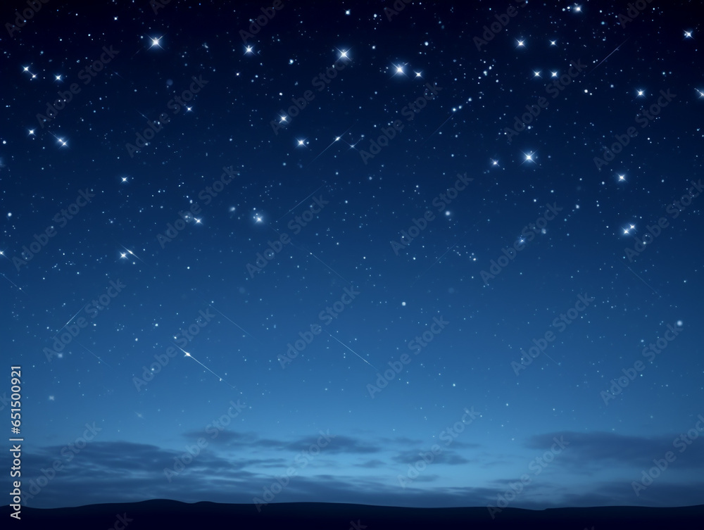 Beautiful galaxy background of starry night sky with starry twinkling ...