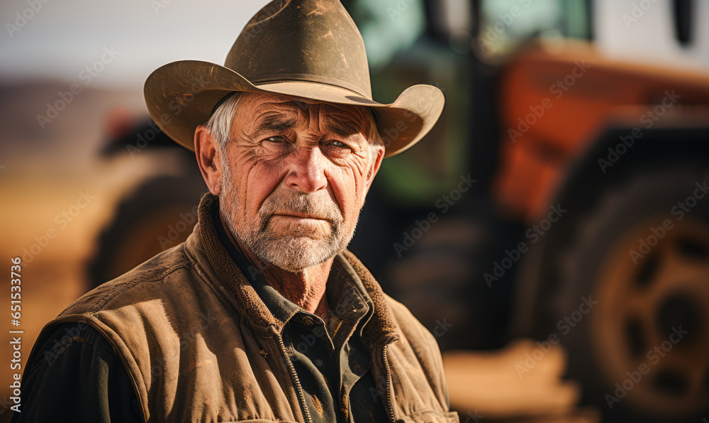 From Seed to Harvest: The Visionary World of a Crop Farm Manager. Stock ...