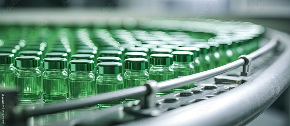 Pharmaceutical factory s medicine production line sorts and prepares ...