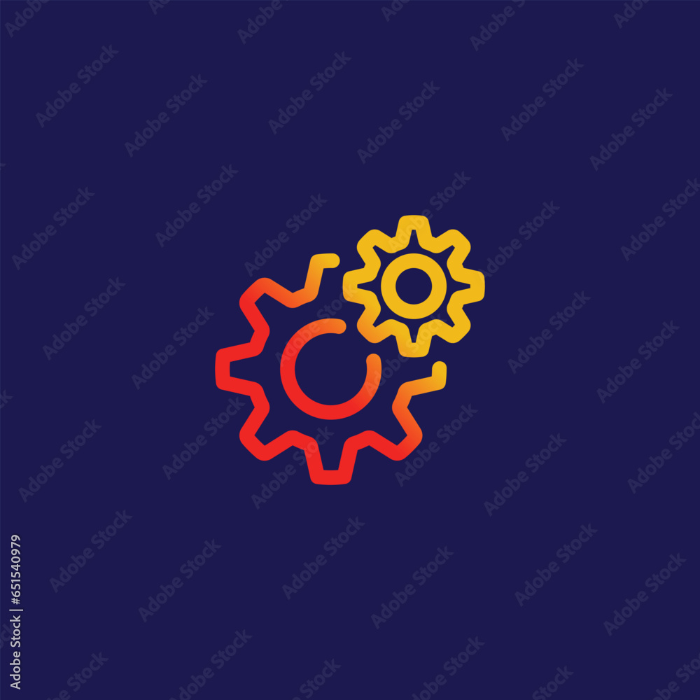 Versatile Settings Icon for Web & App UI Design - Preferences, Options ...