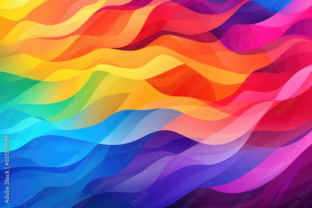 Abstract background of pride colors for queer Pride Month in June ...
