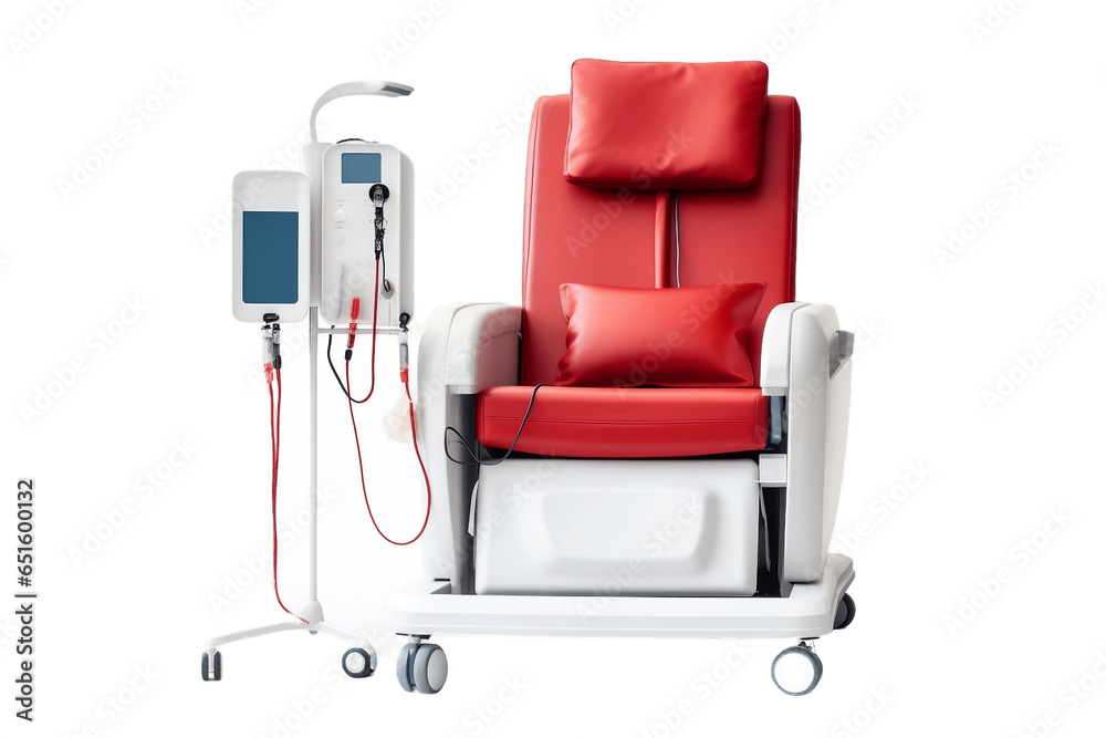 Advanced Healthcare: Dialysis Machine Isolated on Transparent ...