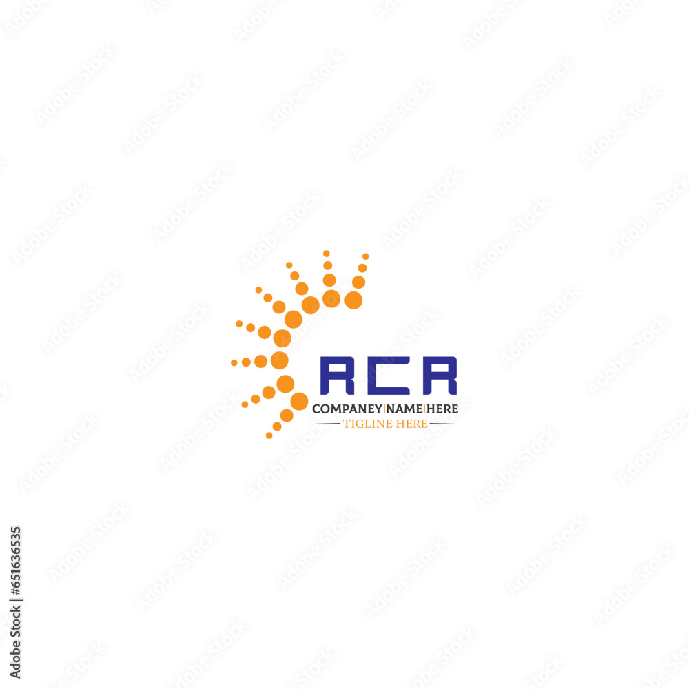 RCR letter technology logo design on white background. RCR logo. RCR ...