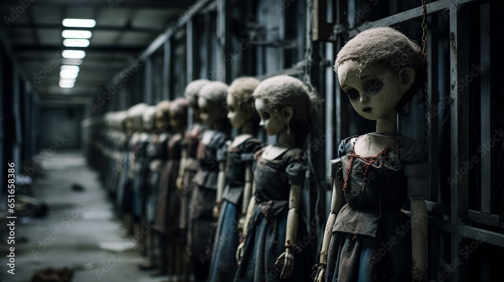 An unsettling view into the forgotten realm of a doll manufacturing ...